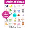 Animal Bingo for Kids, Animal Bingo Game for Children, Bingo Calling ...