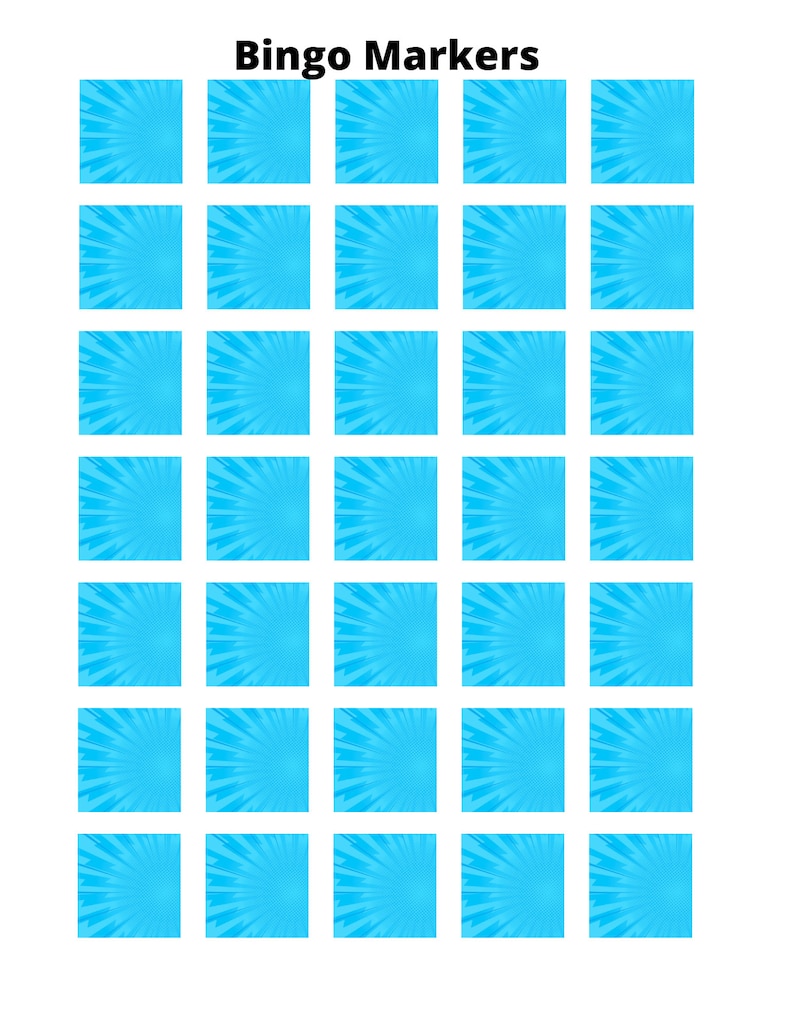 Play Bingo Instantly With Large Bingo Cards, Print and Play Bingo With ...