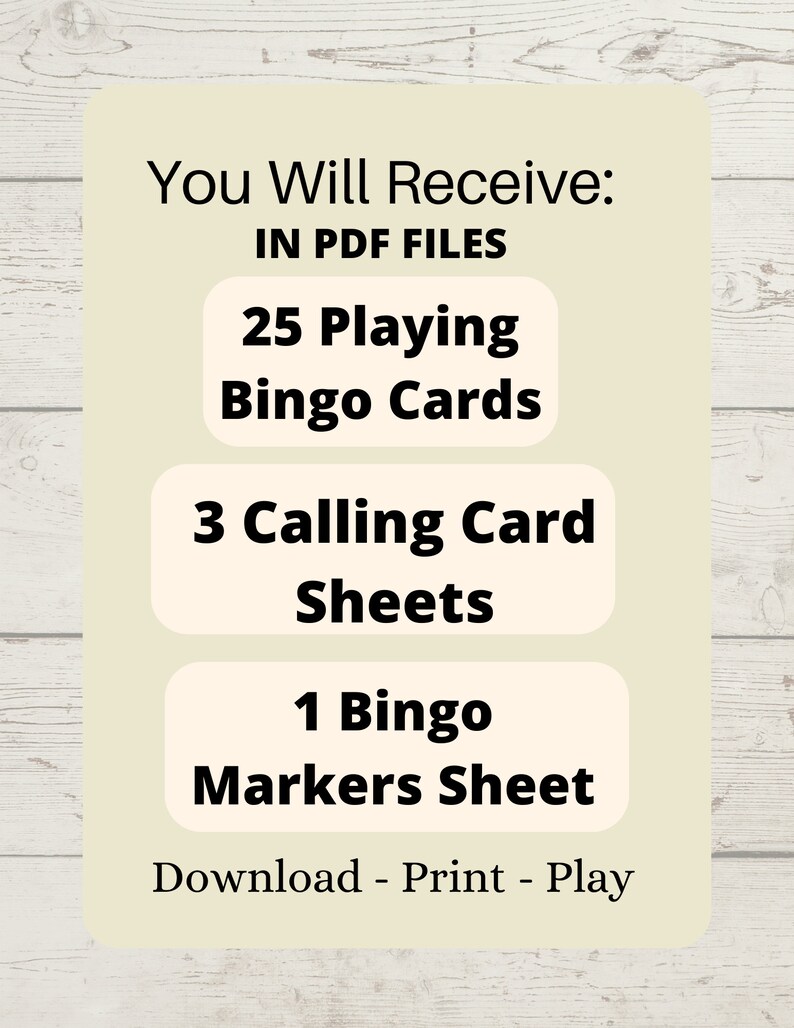 Frogs Printable Large Bingo Cards, Bingo Game Bundle to Play/instantly ...