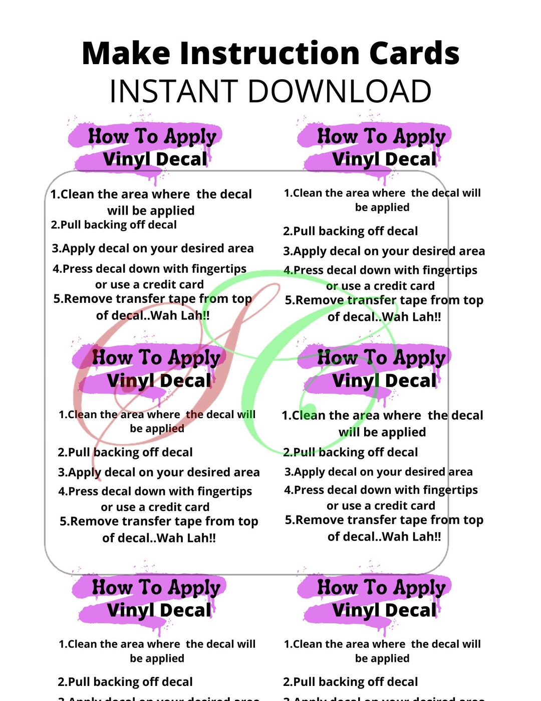 8d-flawless Car Decal: Expert Guide to Perfect Window Application - Etsy