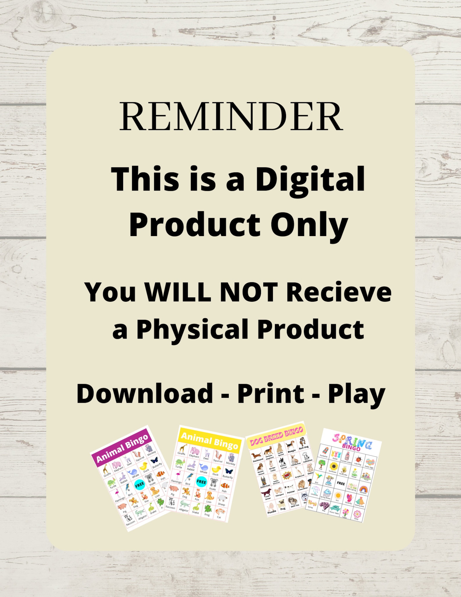 Printable Large Bingo Cards With Numbers,bingo Game Bundle to Play ...