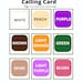 Color Bingo Game for Child, Color Bingo Game for Classroom, Printable ...