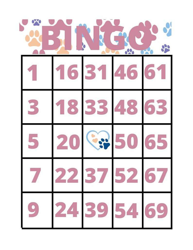 Play BINGO Instantly, Print and Play BINGO, Family Fun BINGO, Kids Fun ...