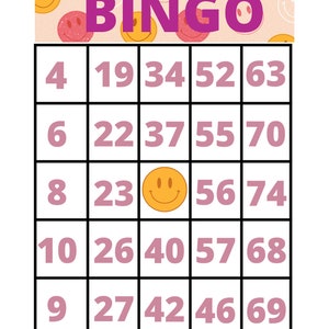 BINGO Game Bundle, Play BINGO Instantly, Large BINGO Cards, Print and ...