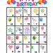 Birthday Printable Bingo Game 3, Birthday Activity, Birthday Party ...