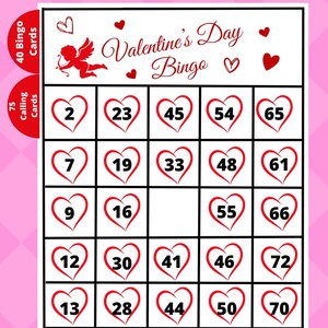 Valentines Bingo Printable, Conversation Hearts Bingo, Kindergarten ...