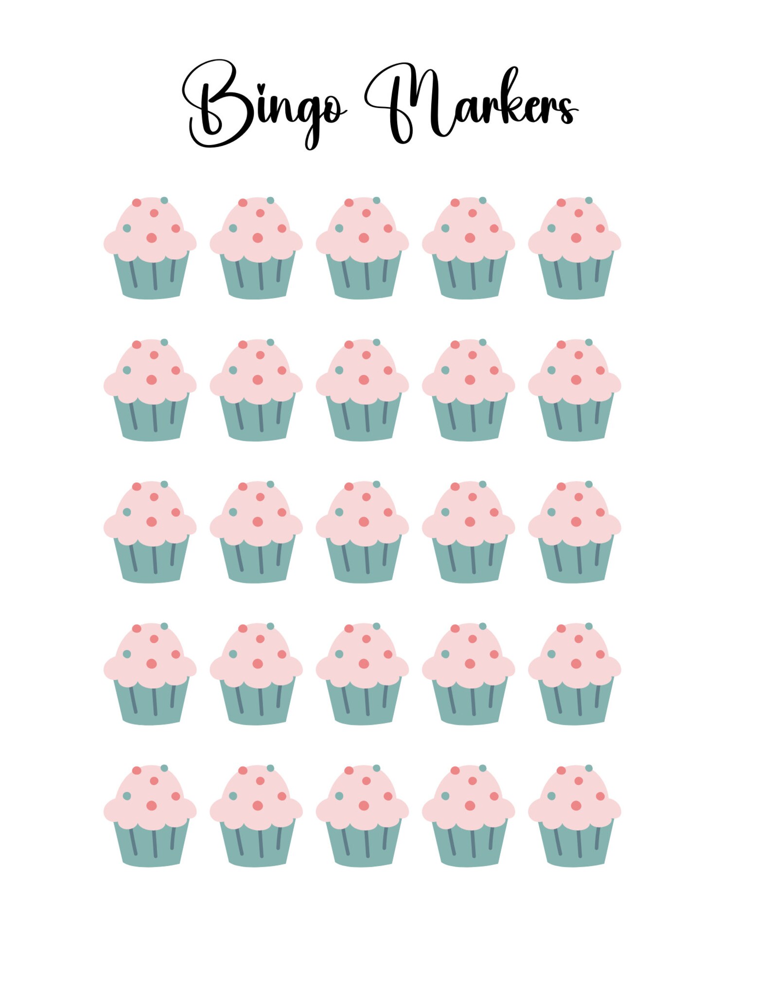 Happy Birthday Bingo Game, Printable Bingo Game With Large Cards ...