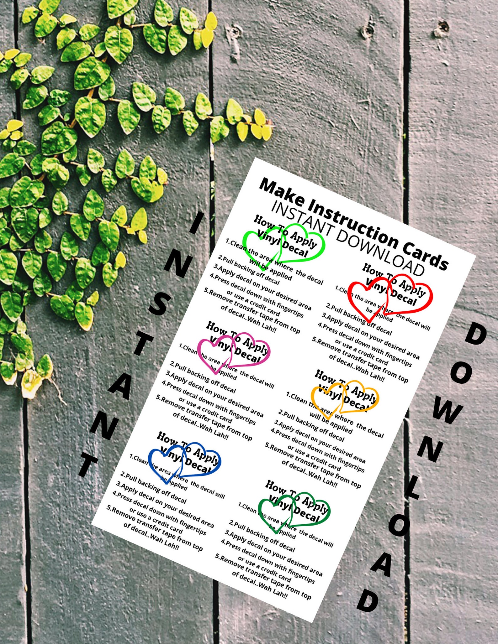 How to Apply a Decal, Decal Instructions, Care Instructions, DIY ...