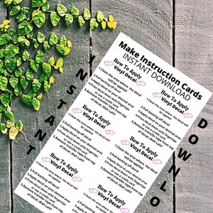 How to Apply a Decal, Decal Instructions, Care Instructions, DIY ...