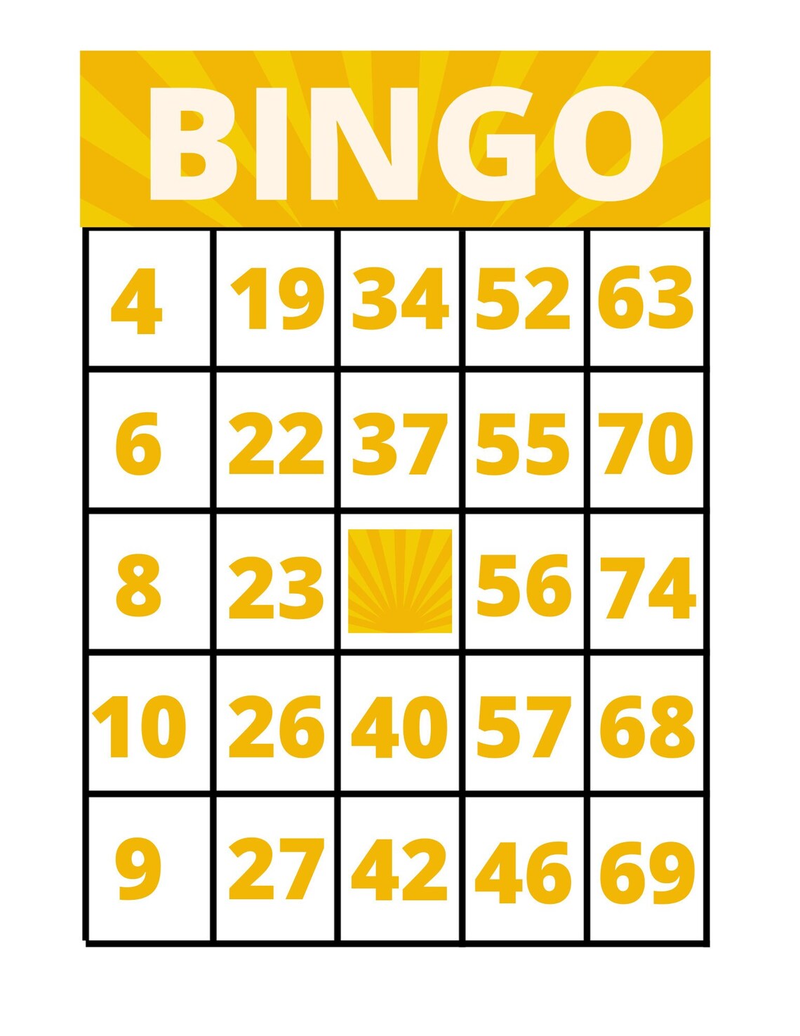 Print and Play Bingo With Kids Fun Bingo Game, Play Bingo Instantly ...
