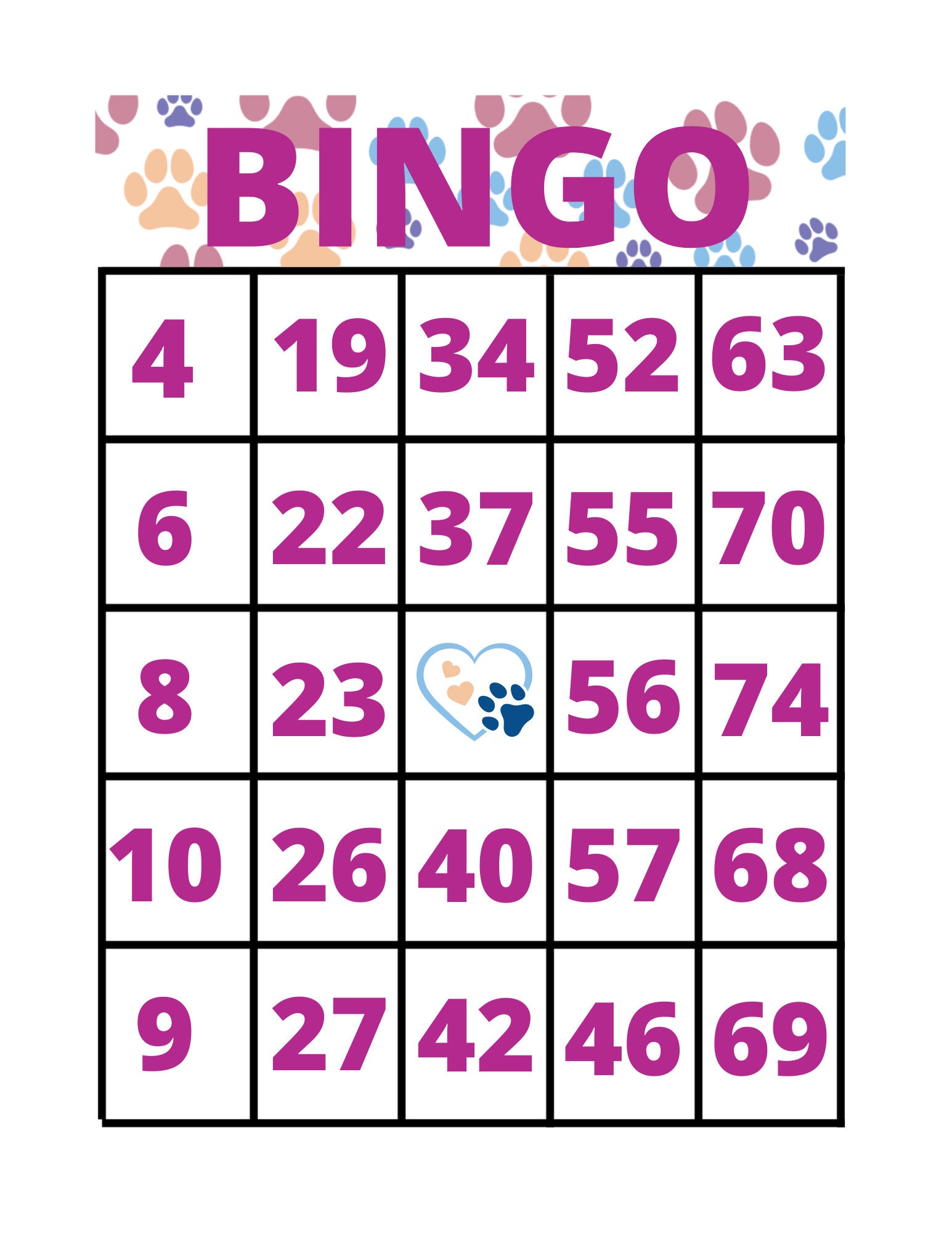 Number BINGO Game for Children and Adults, Instantly Play BINGO ...