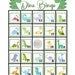 Dino Bingo Game, Animal Bingo Game/dino Animal Bingo Game/bingo With ...