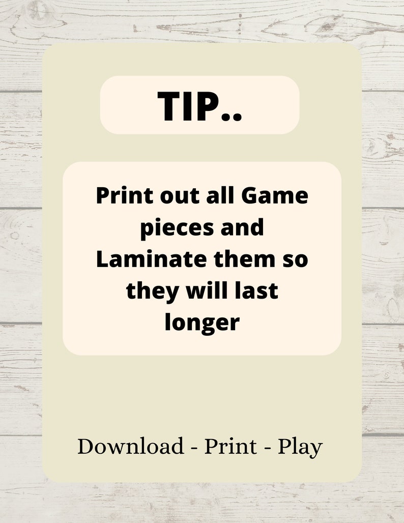 Checkers Instant Download Game, Checkers Printable Game, Mini Checker ...