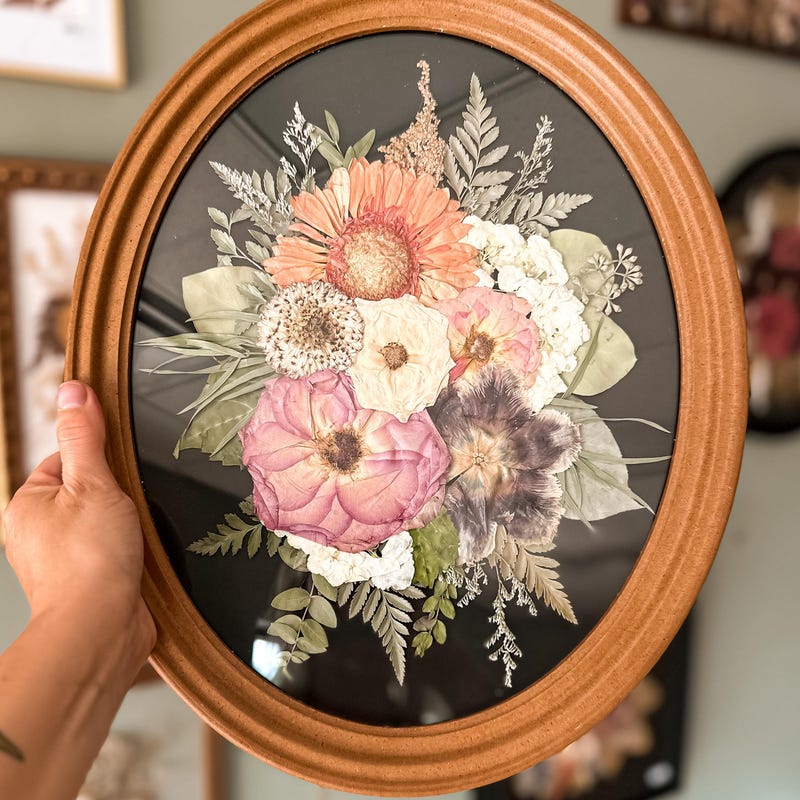 Floating Oval Frame - Etsy