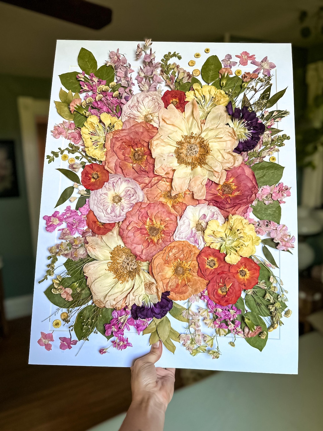Custom Pressed Flower Preservation | Pressed Flowers | Memorial Flowers ...