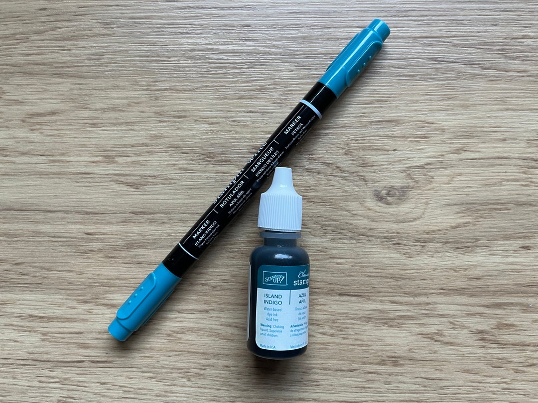 Stampin Up! Island Indigo - Write Marker and Ink Refill (new) - Etsy