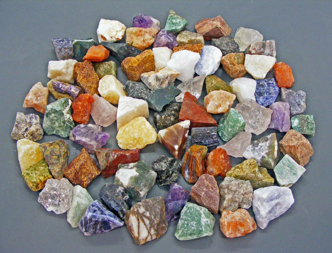 1 Kg Mixed GEMSTONE Rough Stones Mix Water Stones Gemstones Sharpening ...