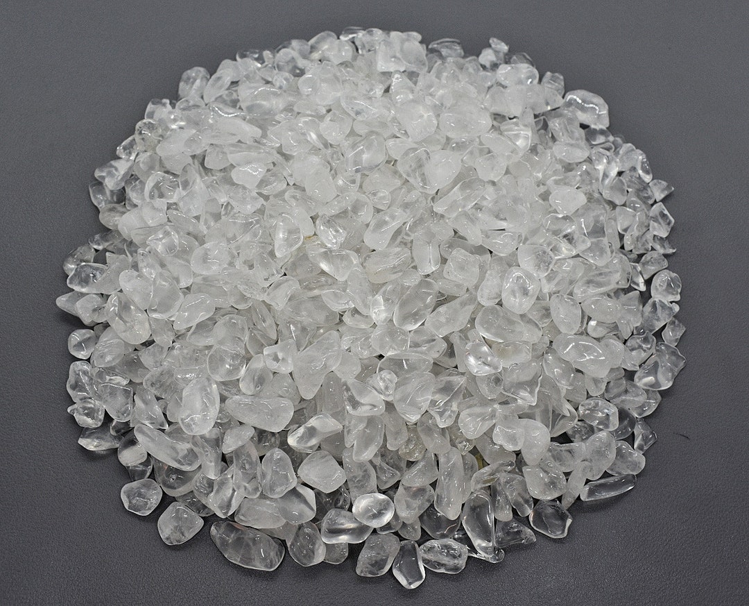 Genuine ROCK CRYSTAL LOADING STONES 8-18mm Tumbled Gemstones Minichips ...