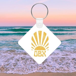 OBX Sunburst Keychain | Pogue Life, P4L, OBX North Carolina, Outer ...