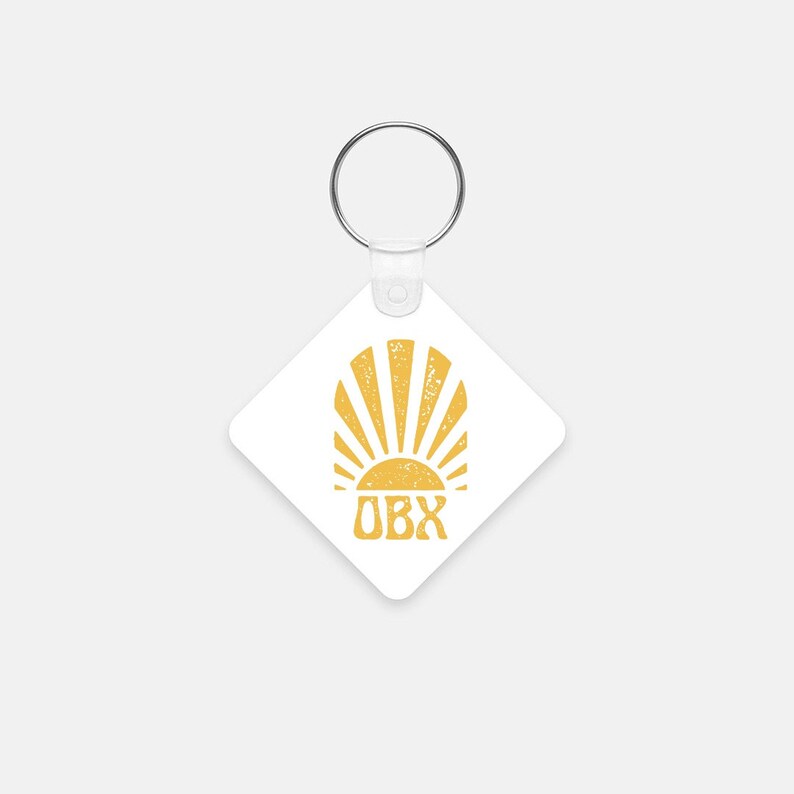 OBX Sunburst Keychain | Pogue Life, P4L, OBX North Carolina, Outer ...