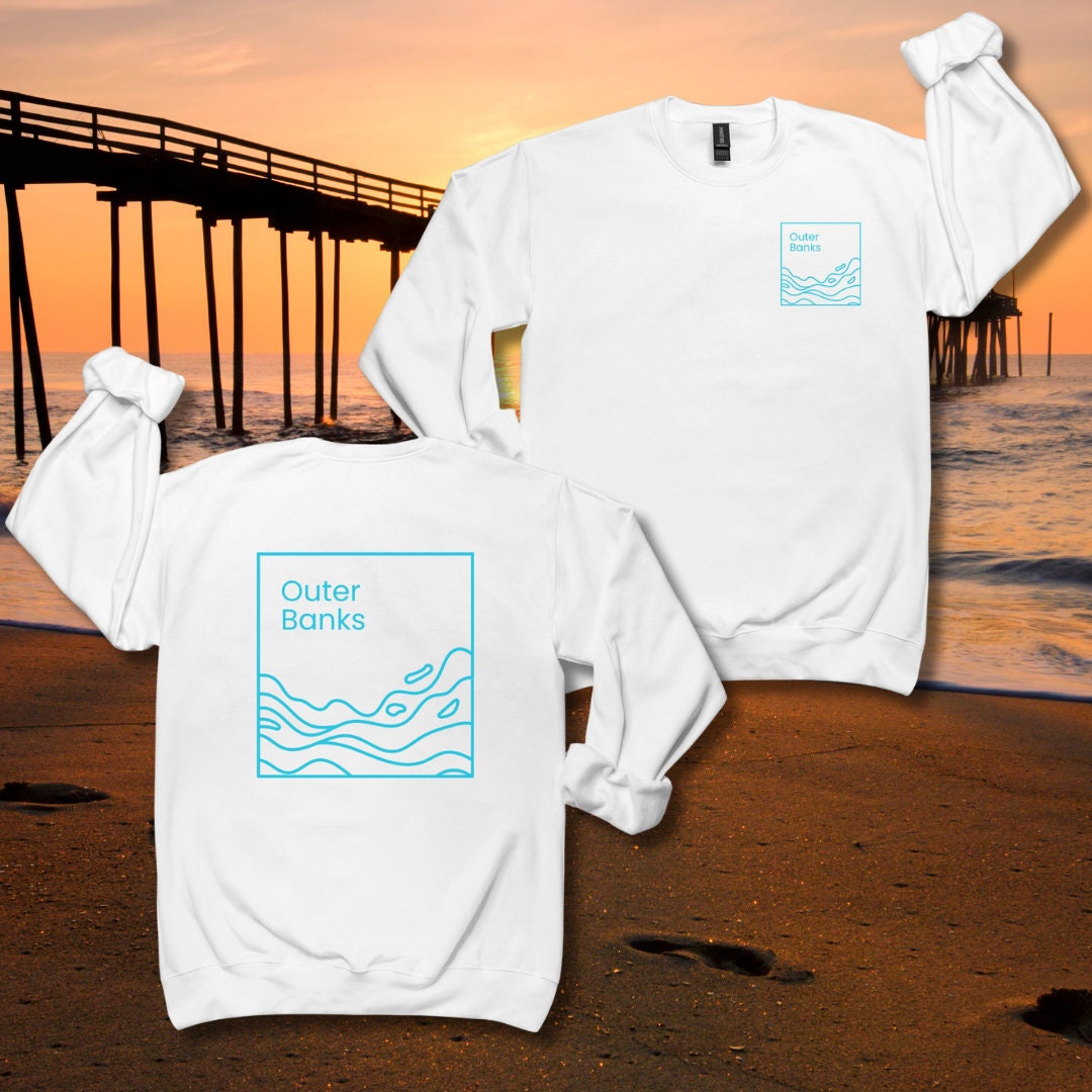 Outer Banks Modern Ocean Logo Sweatshirt | OBX Sweatshirt, OBX North ...