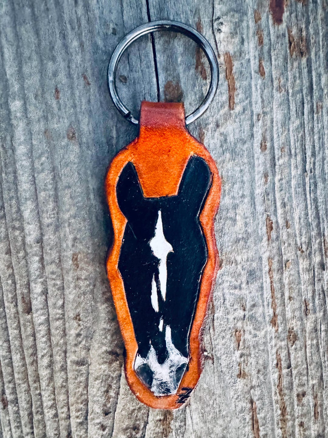 MADE TO ORDER Hand Tooled Custom Leather Keychains - Etsy