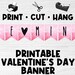 BE MINE Printable Valentine's Day Banner Valentine's Day Decor ...