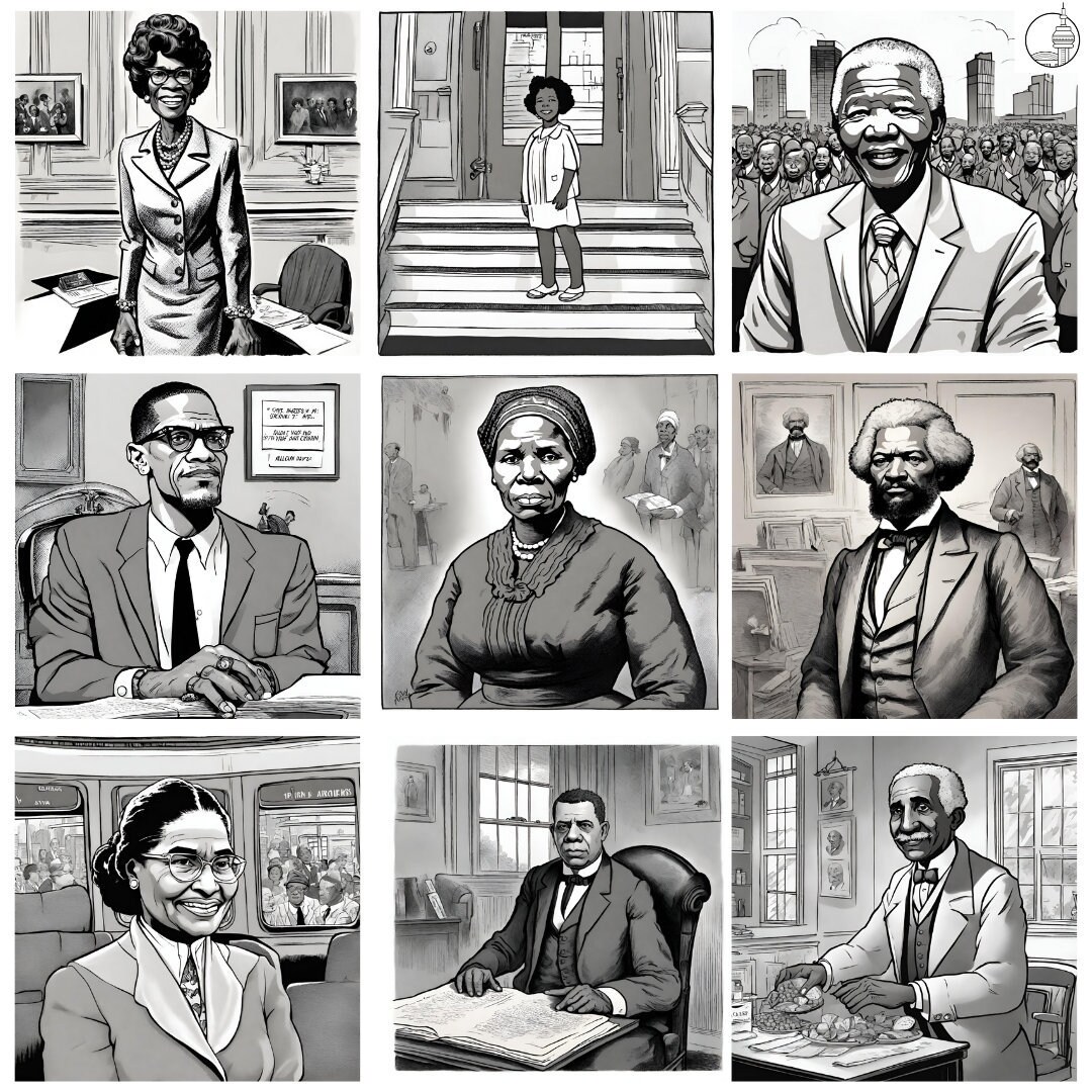 9 Black History Month Clipart | Historical Figures | Women's History ...