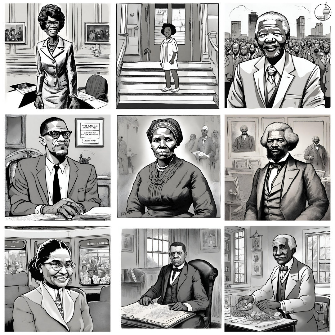 9 Black History Month Clipart | Historical Figures | Women's History ...