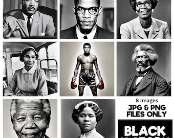 8 Black History Month Clipart | Historical Figures | Women's History ...