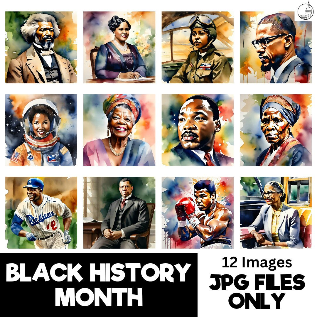 Black History Month Clipart | Historical Figures | Women's History ...
