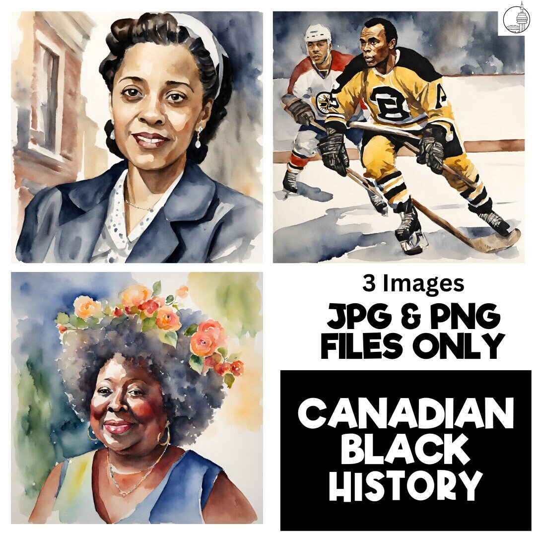 3 Canadian Black History Month Clipart | Historical Figures | Women's ...