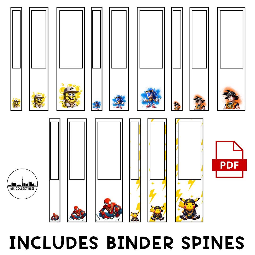 Printable Binder Covers | Binder Covers for Boys | Binder Organization ...