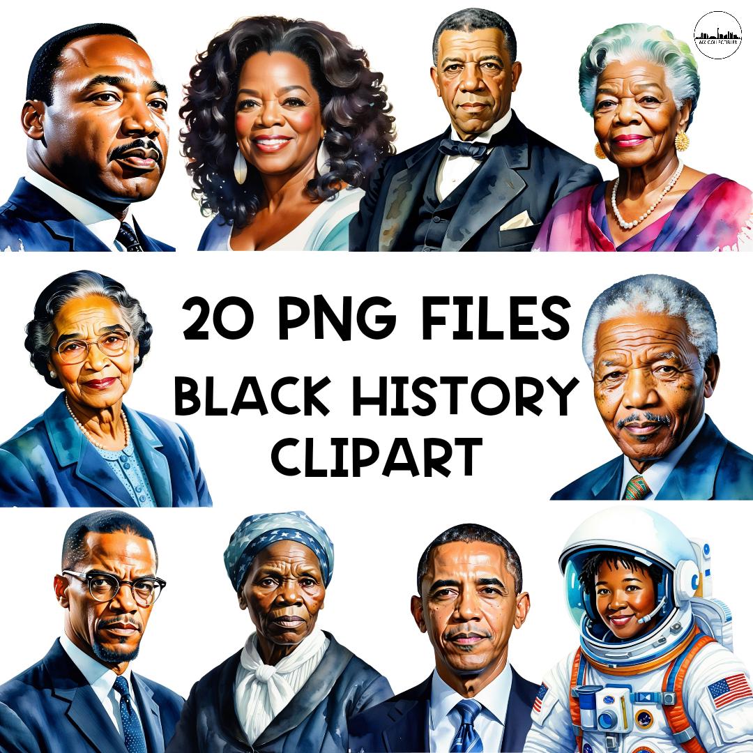 20 Black History Month Clipart | Historical Figures | Women's History ...