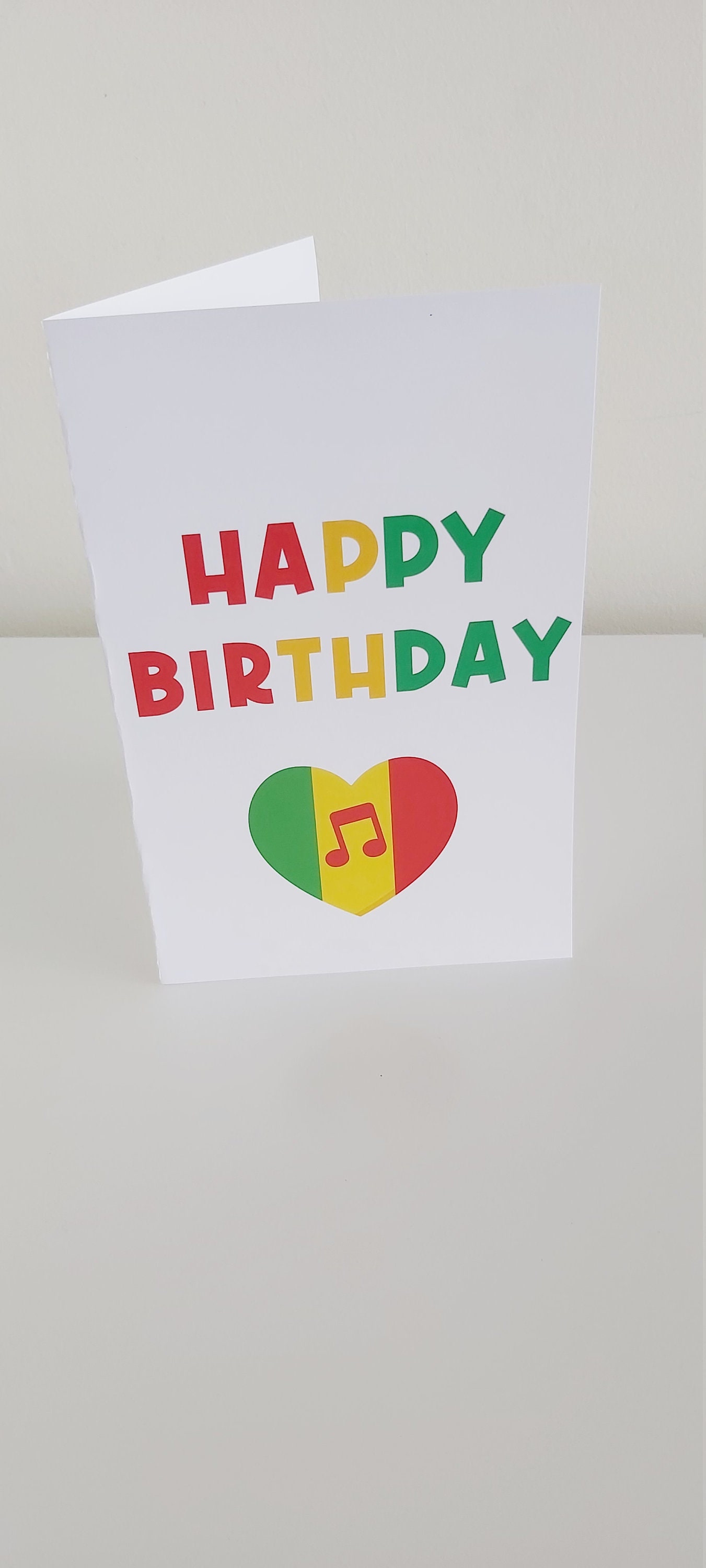 PHYSICAL COPY: Jamaican Birthday Card Island Jamaican Birthday ...