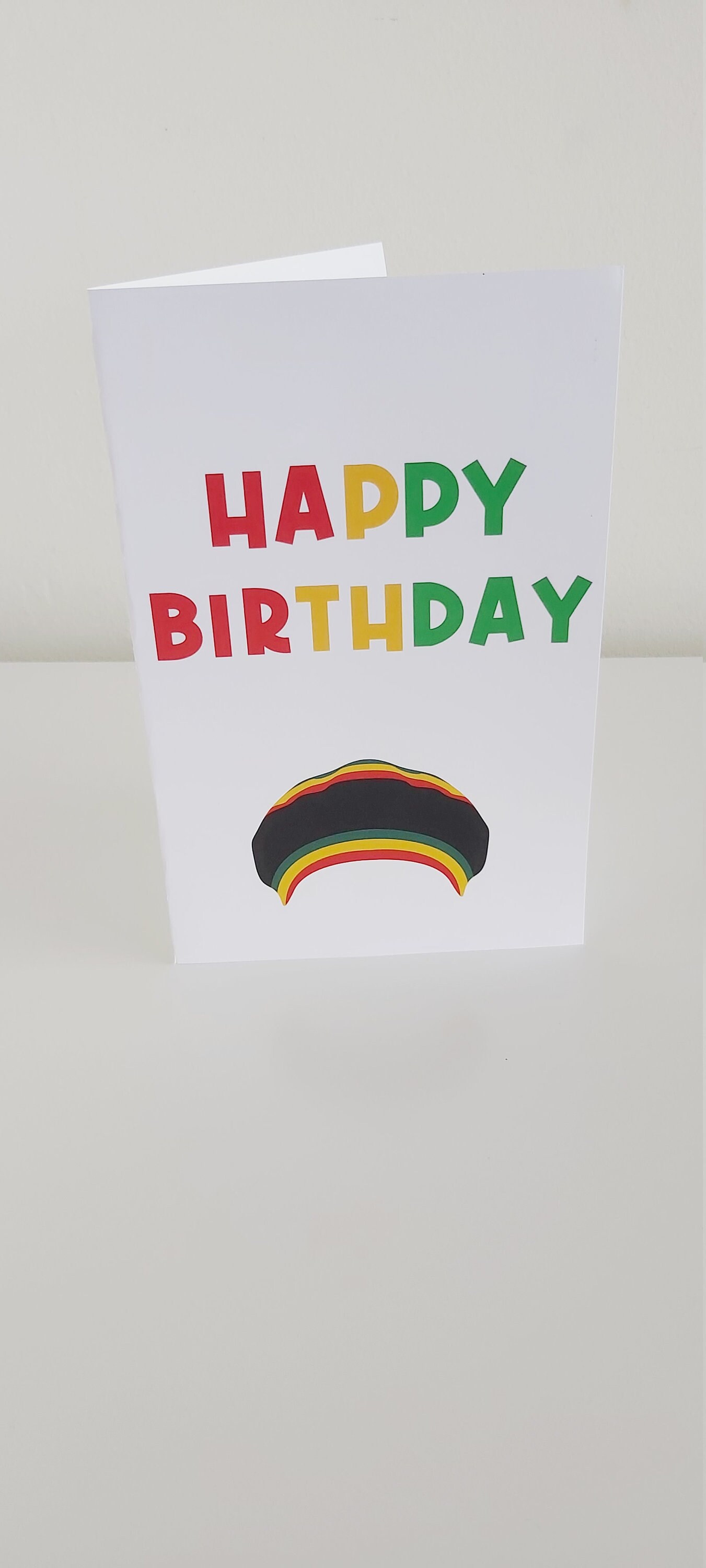 PHYSICAL COPY: Jamaican Birthday Card Island Jamaican Birthday ...