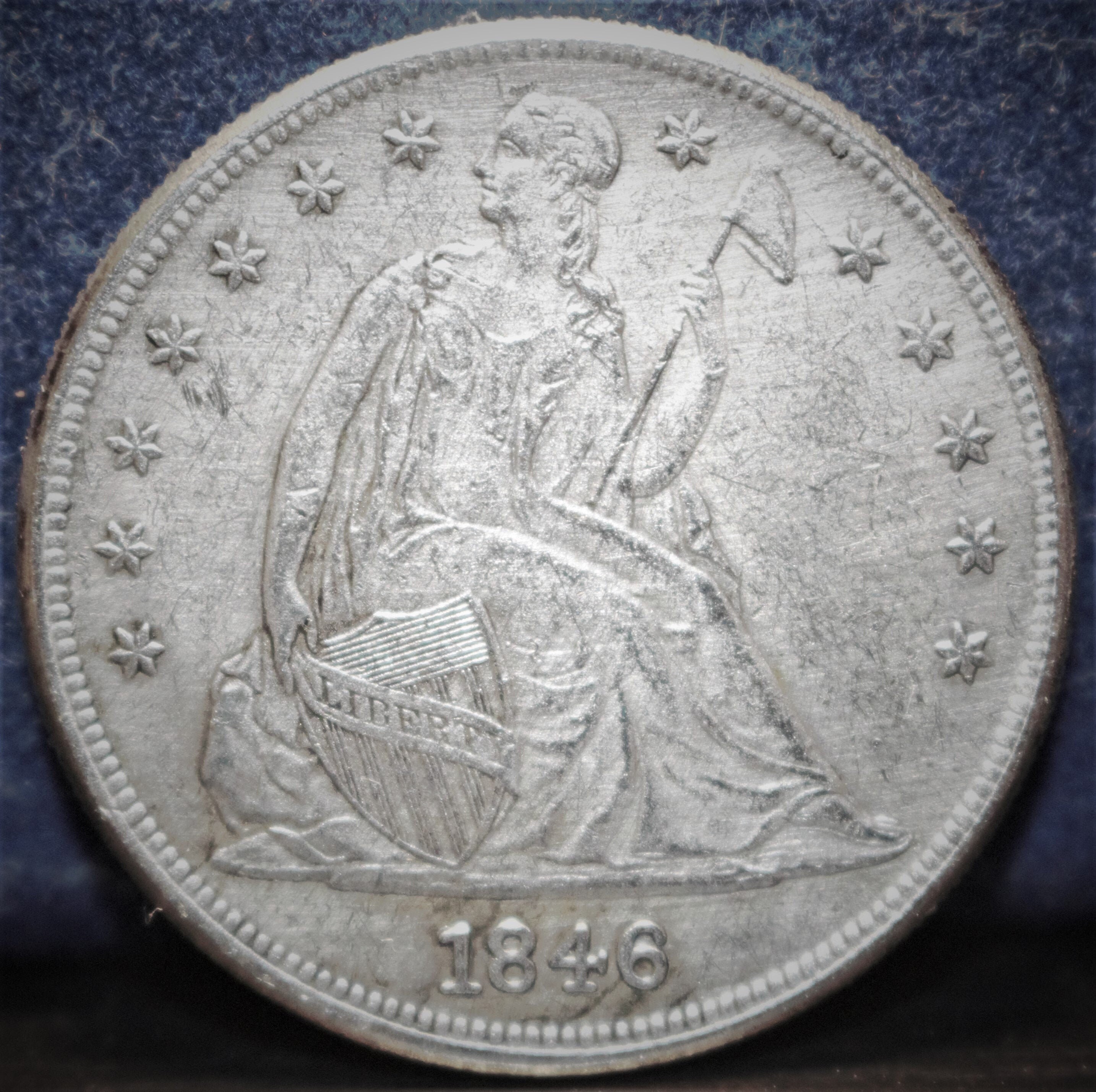 Coins & Money Collectibles Art & Collectibles 1846-O US Half Dollar ...