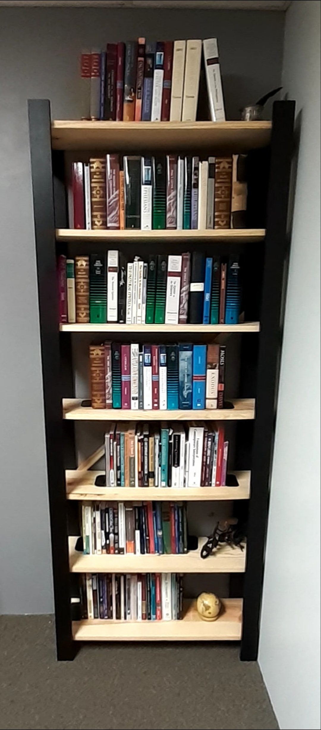 Modern and Simple, Solid Wood Bookshelf - Etsy