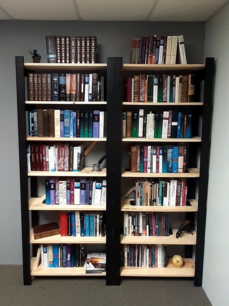 Modern and Simple, Solid Wood Bookshelf - Etsy