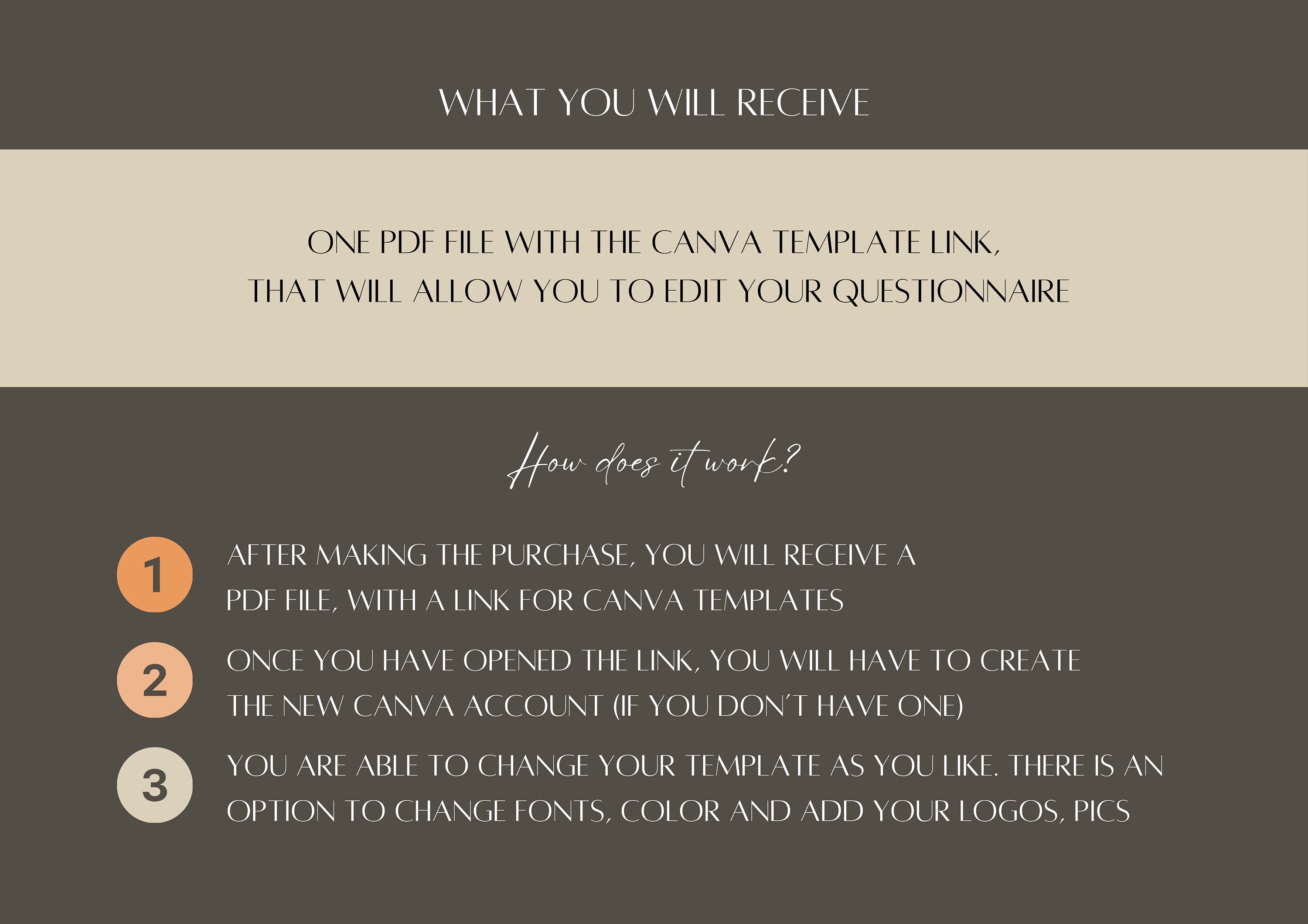 Interior Design Client Questionnaire, Client Onboarding Questionnaire ...