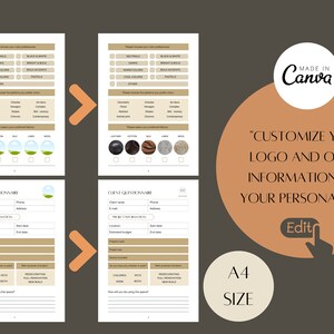 Interior Design Client Questionnaire, Client Onboarding Questionnaire ...