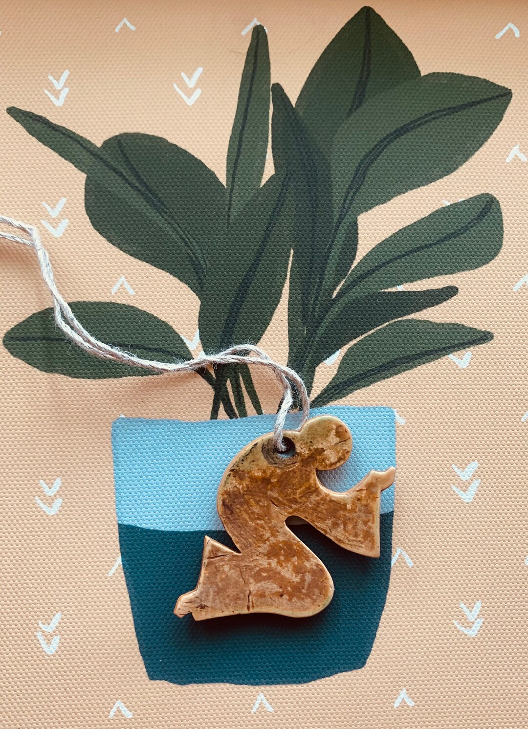 Wooden Man Kneeling in Prayer Necklaces Jewelry Christian Gift Birthday ...