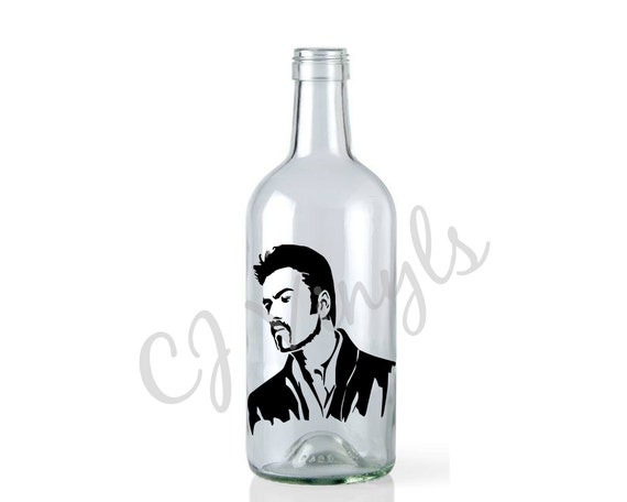 George Michael Vinyl Decal Sticker for Wine Bottles Lanterns | Etsy UK
