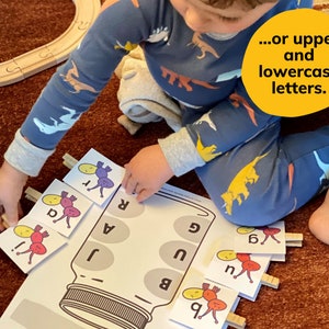 Letter Matching Activity, Preschool Activities, Pre-k Activities, Fine ...