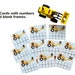 10 Frame Counting Cards Printable, Numbers 1-10 Matching, Construction ...