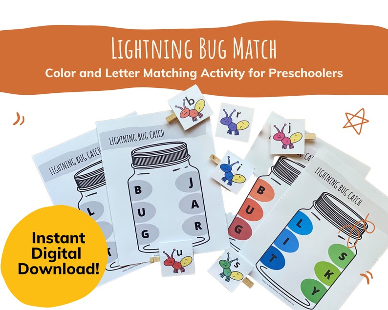 Letter Matching Activity, Preschool Activities, Pre-k Activities, Fine ...