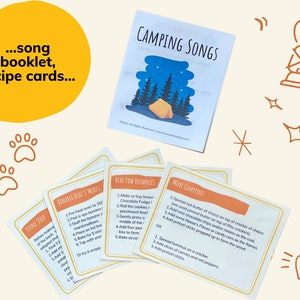 Camping Preschool Activity Kit, Preschool Curriculum, Kids Activity ...