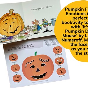 Pumpkin Face Emotions, Halloween Activity for Kids, Jack O Lantern ...