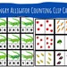 Count and Clip Cards, Numbers 1-9, Montessori Math, Preschool Counting ...