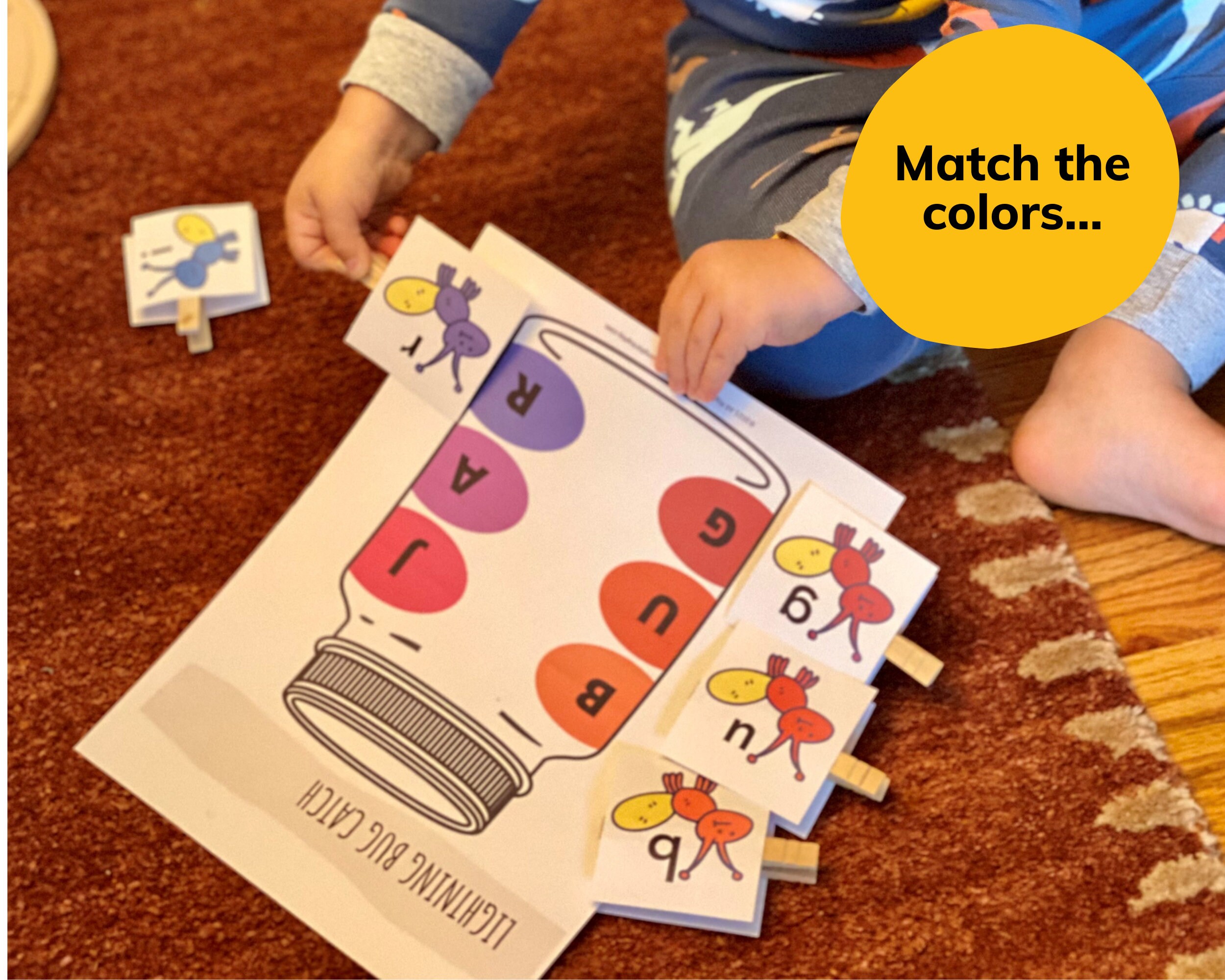 Letter Matching Activity, Preschool Activities, Pre-k Activities, Fine ...